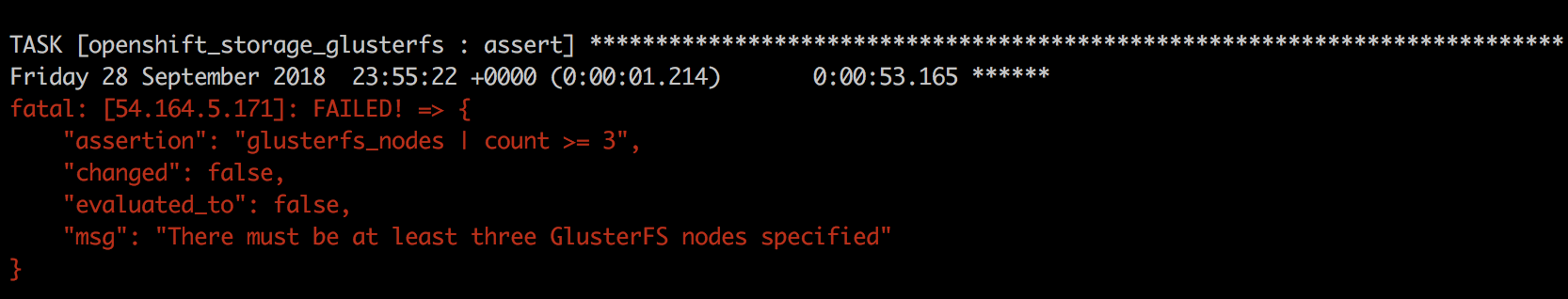 Quick Guide for setting up containerized Glusterfs Storage on an existing Openshift 3.10 setup ...